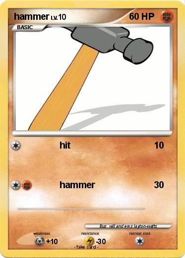 Pokémon hammer 224 224 - hit - My Pokemon Card
