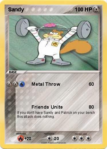 Pokémon Sandy 1 1 - Metal Throw - My Pokemon Card