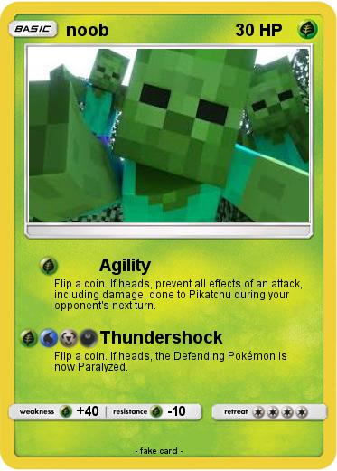 Pokémon noob 883 883 - Agility - My Pokemon Card