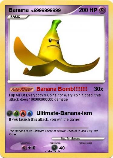 Pokémon Banana 223 223 - Banana Bomb!!!!!!!! - My Pokemon Card