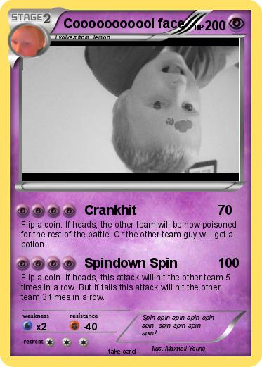 Pokémon Cooooooooool face - Crankhit - My Pokemon Card