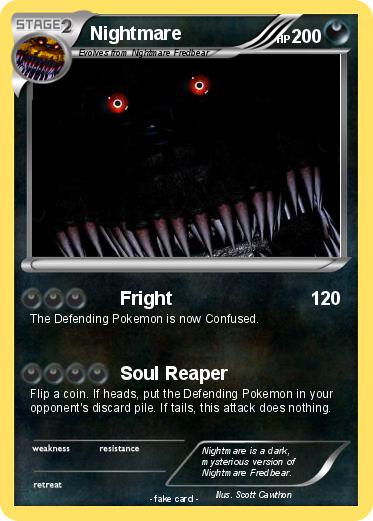 Pokémon Nightmare 1186 1186 - Fright - My Pokemon Card