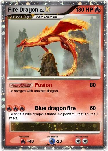 Pokémon Fire Dragon 174 174 - Fusion - My Pokemon Card