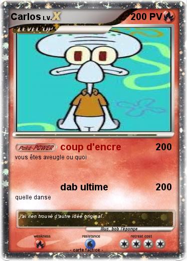 Pokémon Carlos 336 336 - coup d'encre - Ma carte Pokémon