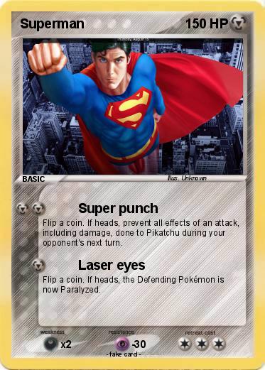 Pokémon Superman 402 402 - Super punch - My Pokemon Card