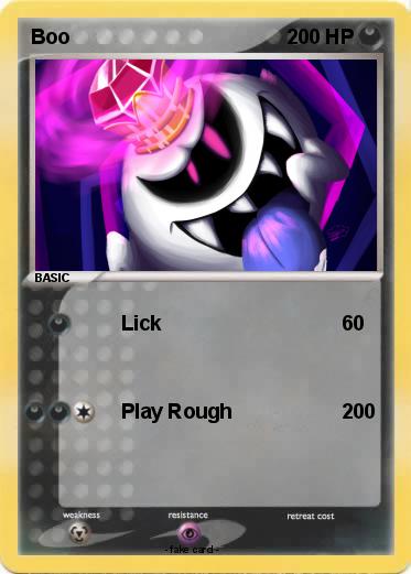 Pokémon Boo 1435 1435 - Lick - My Pokemon Card
