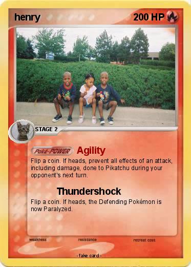 Pokémon henry 490 490 - Agility - My Pokemon Card