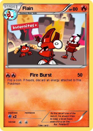 Pokémon Flain 21 21 - Fire Burst - My Pokemon Card