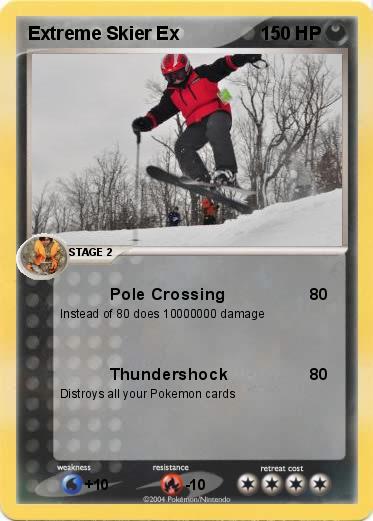 Pokémon Extreme Skier Ex - Pole Crossing - My Pokemon Card