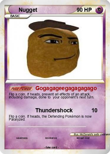 Pokémon Nugget 156 156 - Gogagageegagagagago - My Pokemon Card