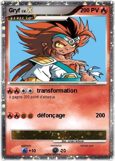 Pokémon Gryf 93 93 - transformation - Ma carte Pokémon
