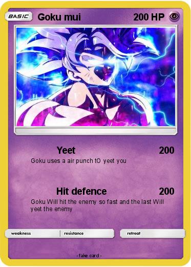Pokémon Goku mui 29 29 - Yeet - My Pokemon Card