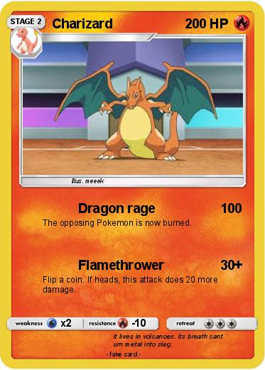 Pokémon Charizard 10652 10652 - Dragon rage - My Pokemon Card