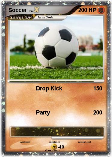 Pokémon Soccer 201 201 - Drop Kick - My Pokemon Card