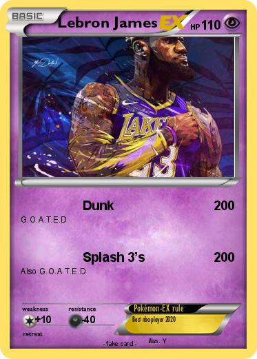 Pokémon Lebron James 692 692 - Dunk - My Pokemon Card