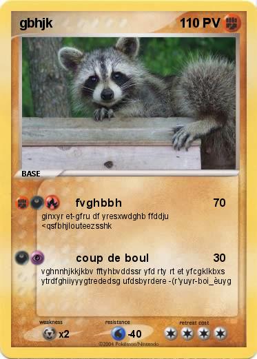 Pokémon gbhjk - fvghbbh - Ma carte Pokémon