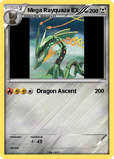 Pokémon Mega Rayquaza EX 54 54 - Dragon Ascent - My Pokemon Card