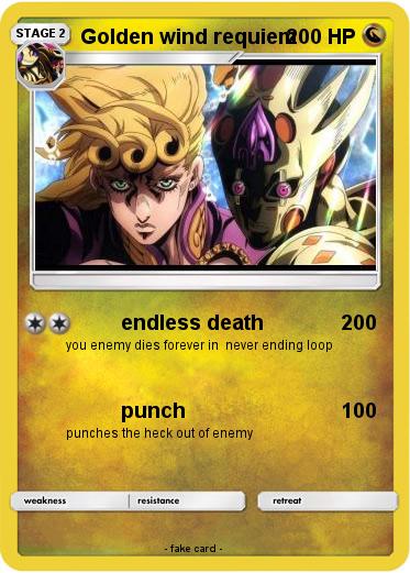 Pokémon Golden wind requiem - endless death - My Pokemon Card