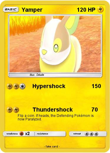 Pokémon Yamper 8 8 - Hypershock - My Pokemon Card