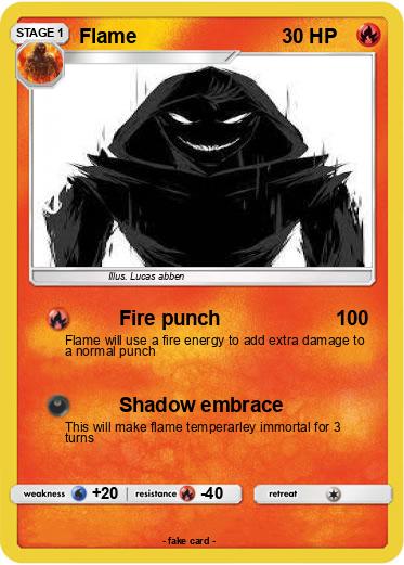 Pokémon Flame 2146 2146 - Fire punch - My Pokemon Card