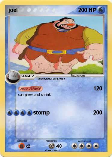 Pokémon joel 250 250 - stomp - My Pokemon Card