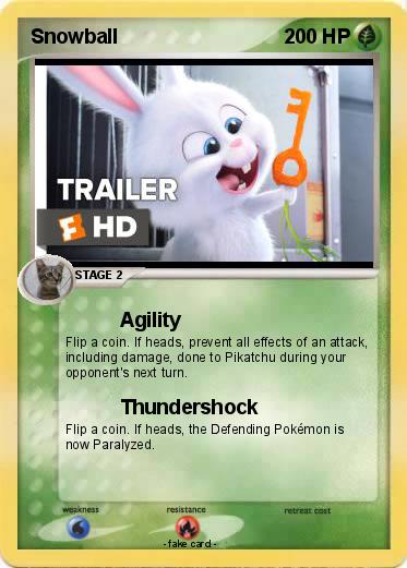 Pokémon Snowball 108 108 - Agility - My Pokemon Card