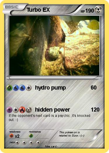 Pokémon Turbo EX 4 4 - hydro pump - My Pokemon Card
