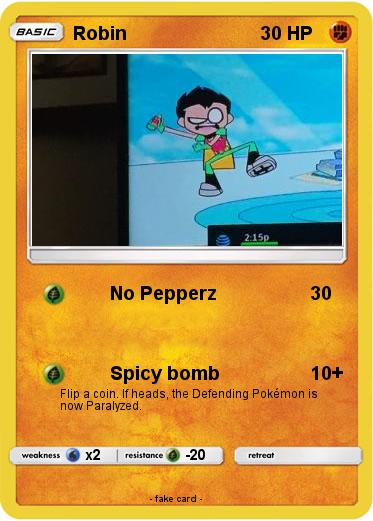 Pokémon Robin 1010 1010 - No Pepperz - My Pokemon Card