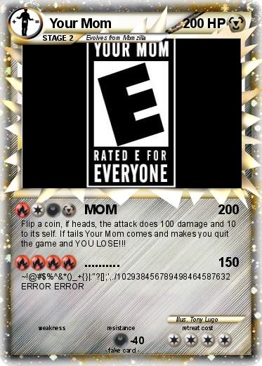 Pokémon Your Mom 278 278 - MOM - My Pokemon Card