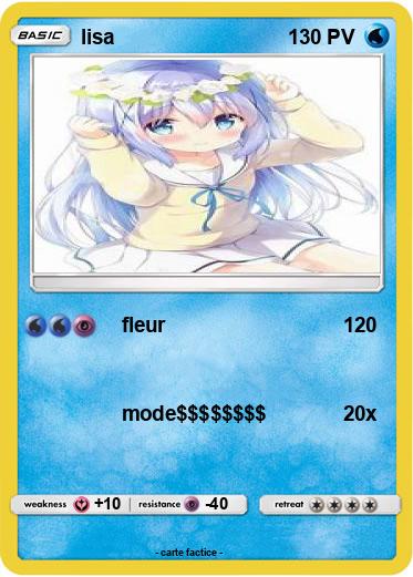 Pokémon lisa 688 688 - fleur - Ma carte Pokémon