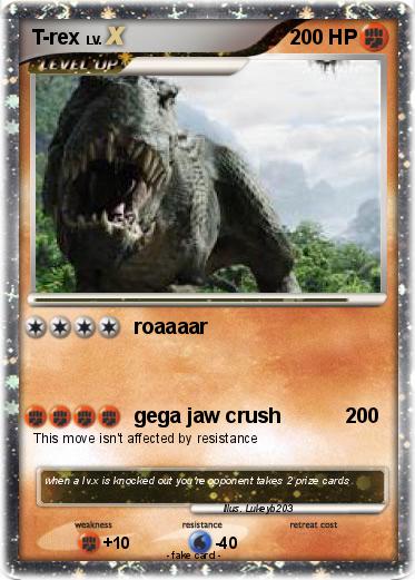 Pokémon T rex 694 694 - roaaaar - My Pokemon Card