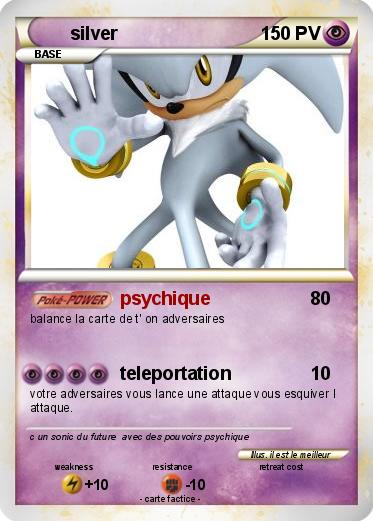 Pokémon silver 903 903 - psychique - Ma carte Pokémon
