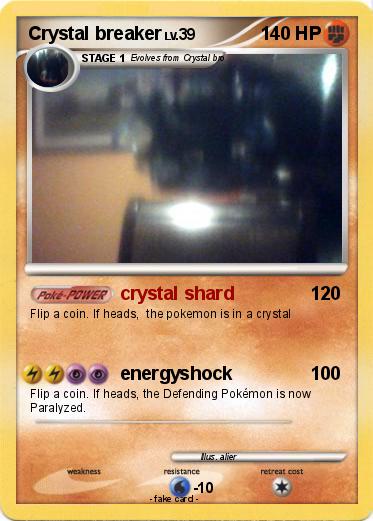 Pokémon Crystal breaker 2 2 - crystal shard - My Pokemon Card