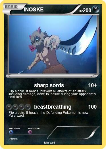 Pokémon INOSKE 5 5 - sharp sords - My Pokemon Card