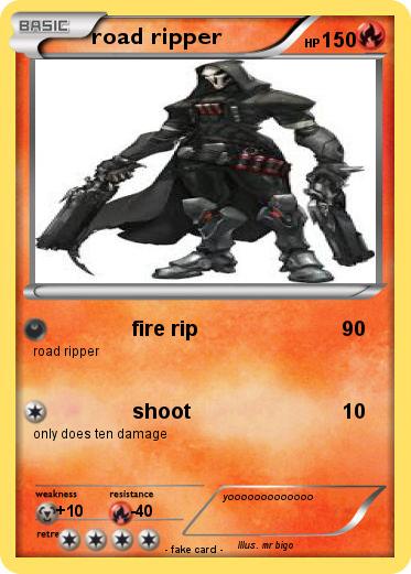 Pokémon road ripper - fire rip - My Pokemon Card