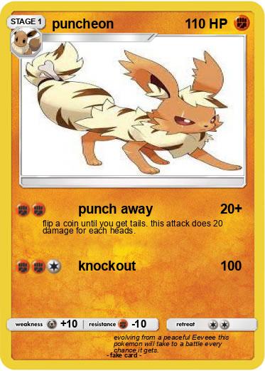 Pokémon puncheon 14 14 - punch away - My Pokemon Card