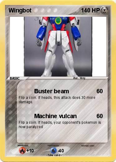 Pokémon Wingbot - Buster beam - My Pokemon Card