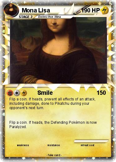 Pokémon Mona Lisa 65 65 - Smile - My Pokemon Card