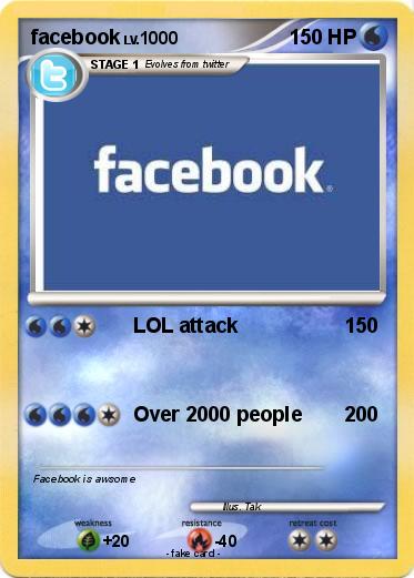 Pokémon facebook 238 238 - LOL attack - My Pokemon Card