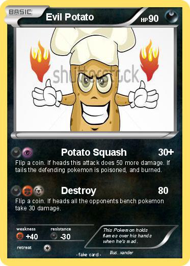 Pokémon Evil Potato 7 7 - Potato Squash - My Pokemon Card