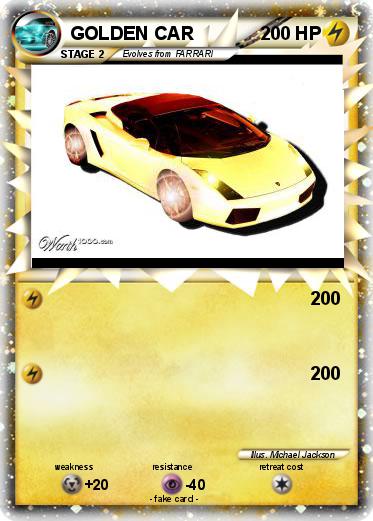 Pokémon GOLDEN CAR - My Pokemon Card