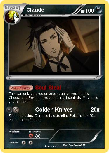 Pokémon Claude 140 140 - Soul Steal - My Pokemon Card