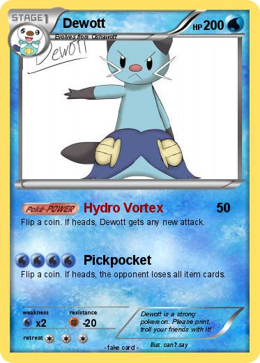 Pokémon Dewott 454 454 - Hydro Vortex - My Pokemon Card