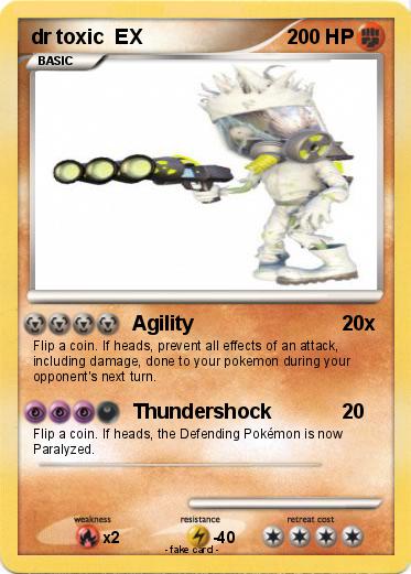Pokémon dr toxic EX - Agility - My Pokemon Card