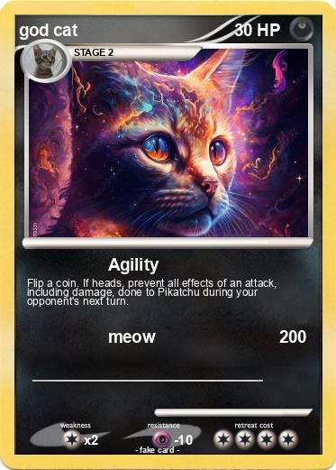 Pokémon god cat 20 20 - Agility - My Pokemon Card