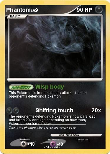 Pokémon Phantom 779 779 - Wisp body - My Pokemon Card