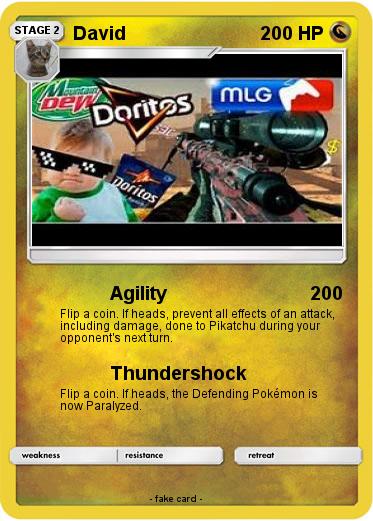 Pokémon David 1926 1926 - Agility - My Pokemon Card