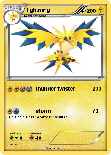Pokémon lightning 1682 1682 - thunder twister - My Pokemon Card