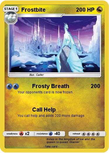 Pokémon Frostbite 22 22 - Frosty Breath - My Pokemon Card