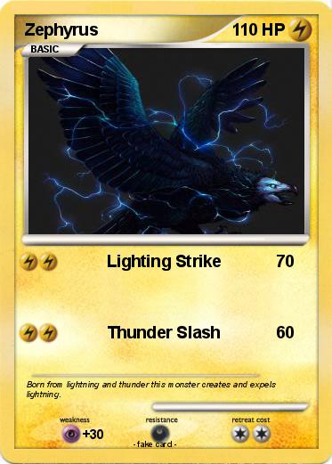 Pokémon Zephyrus 3 3 - Lighting Strike - My Pokemon Card